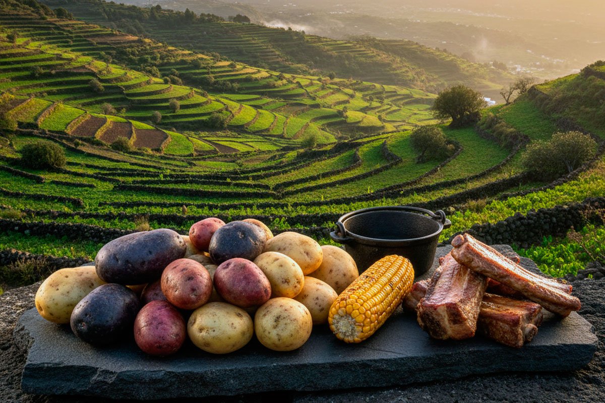 Ribs with potatoes and corn - Official Taxi